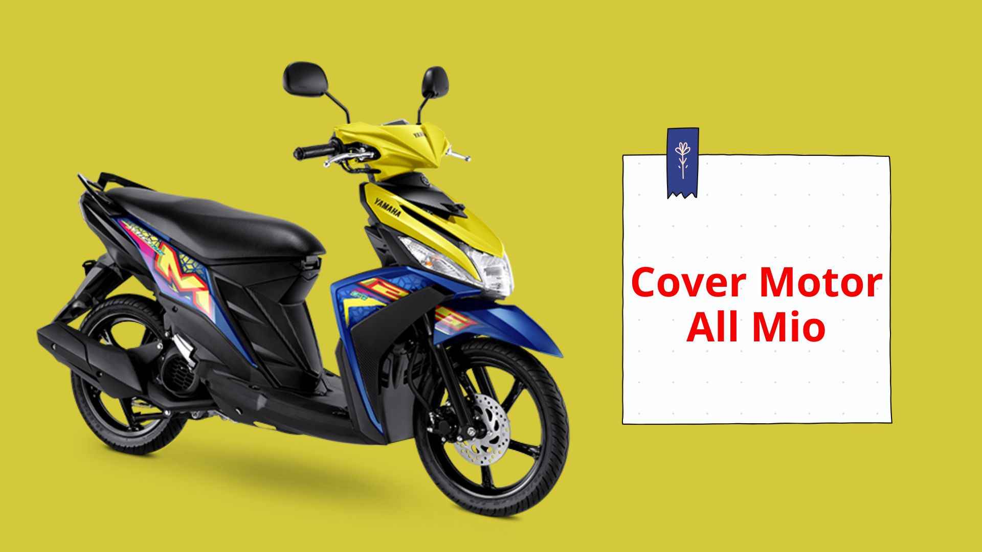 Cover Motor Mio Terbaru Warna Kalem Anti Air - Gicut Smarket