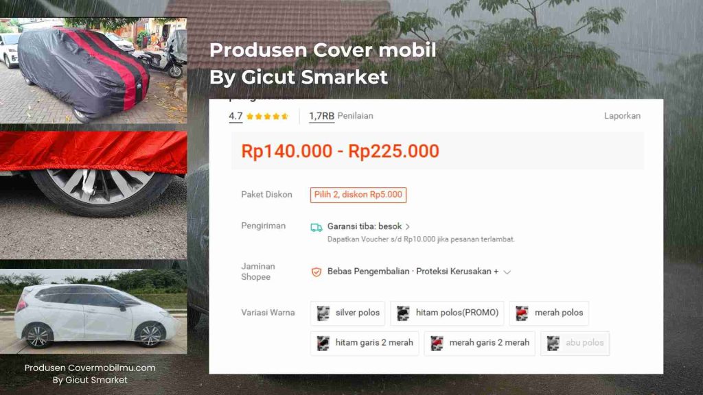 Susah Cari Penutup Mobil Grand Max yang Pas? Coba Di Toko Ini