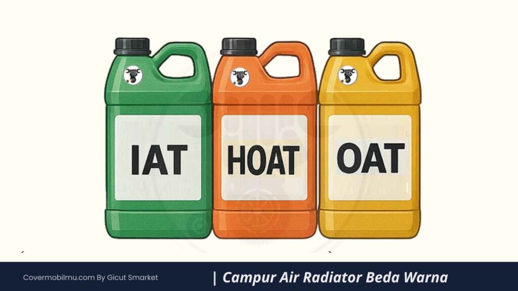 Dampak Campur Air Radiator Beda Warna Pada Motor, Catat Yuk! - Cover ...